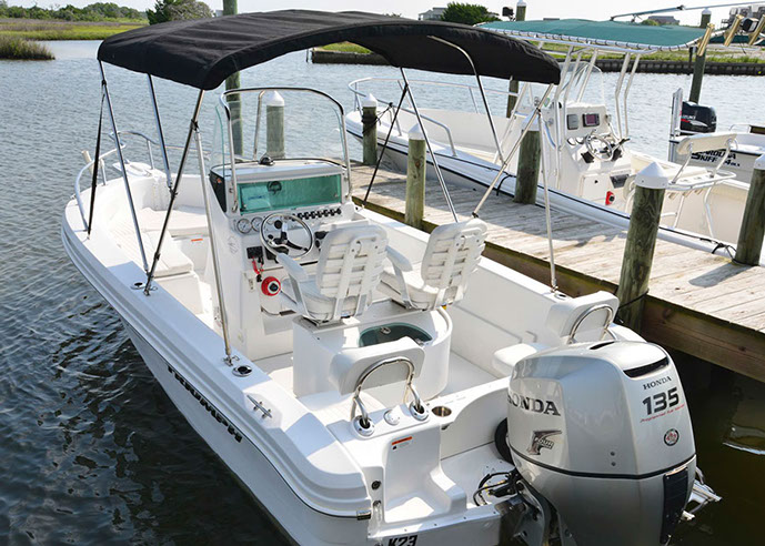 Topsail Boat Rental - 19 Foot Center Console